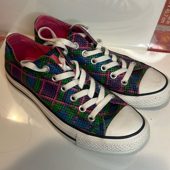 Converse | Shoes | Converse Chuck Taylor All Star Multi Color Dots ...